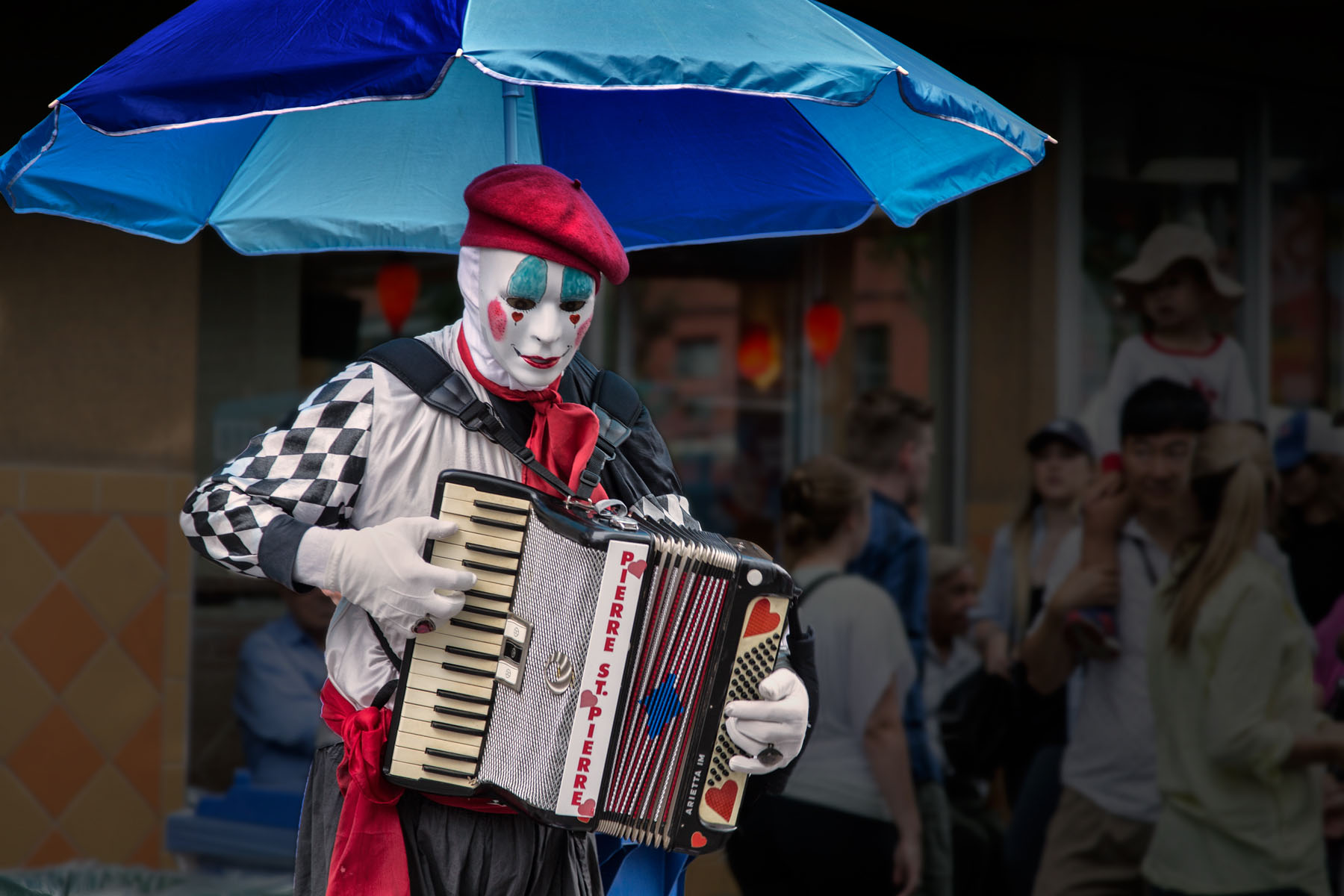 Clown on Street by Tam Kam Chiu. Photograph provided by Tam Kam Chiu ...